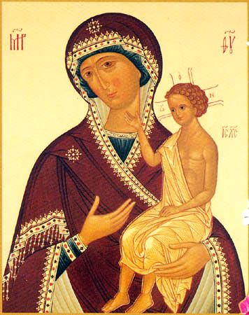 Icon of the Mother of God “The Nurturer” - Orthodox Church in America