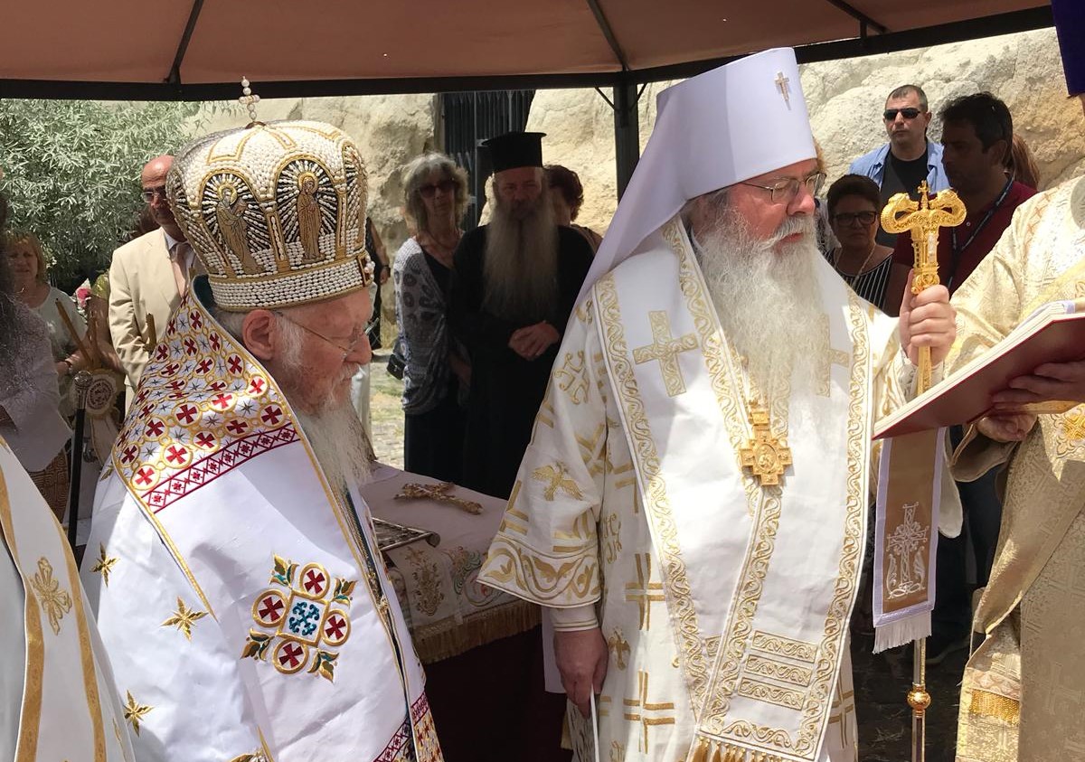 Metropolitan Tikhon and Ecumenical Patriarch Bartholomew of ...