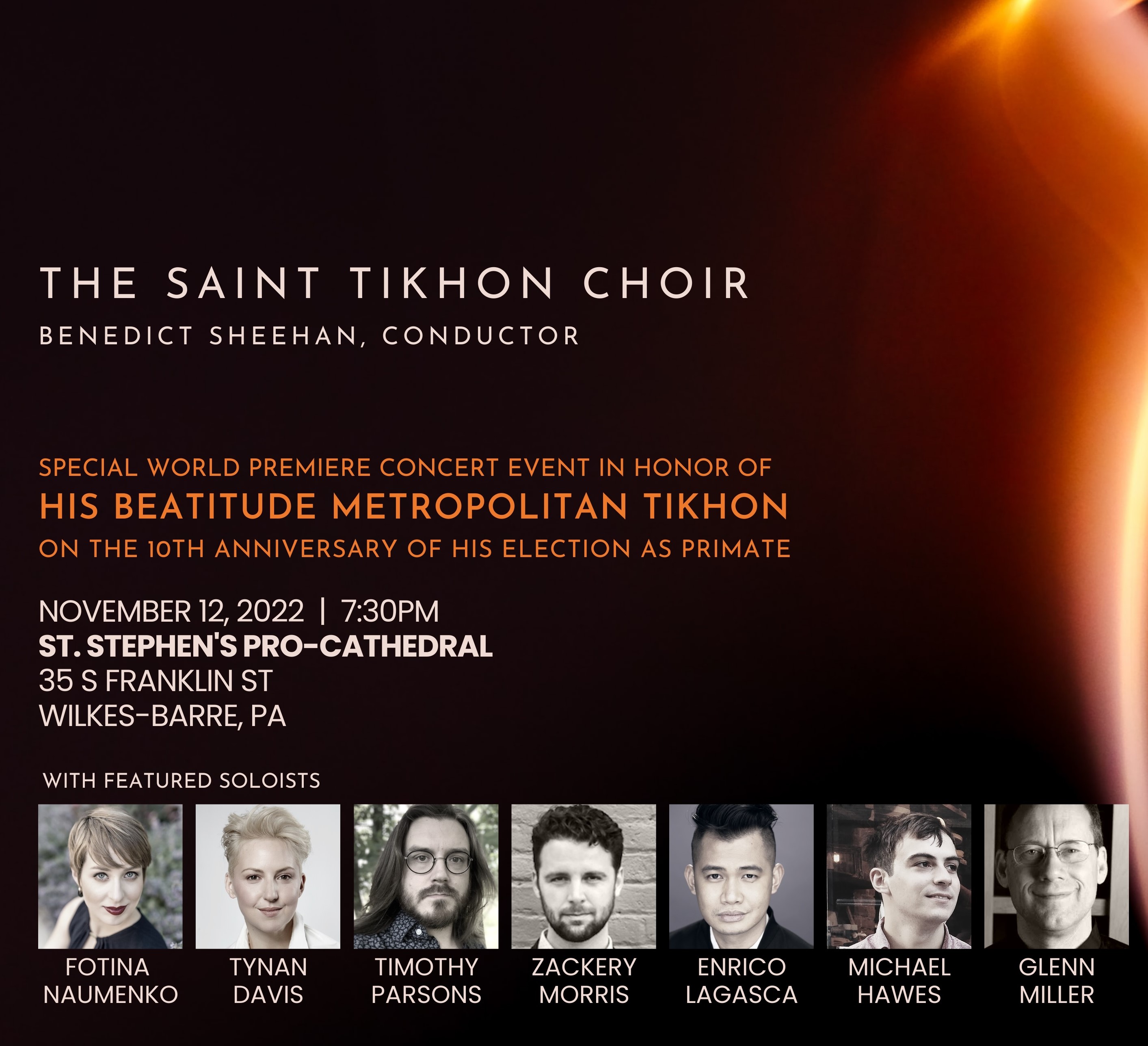 Concert in Honor of 10th Anniversary of the Primatial Election of His ...